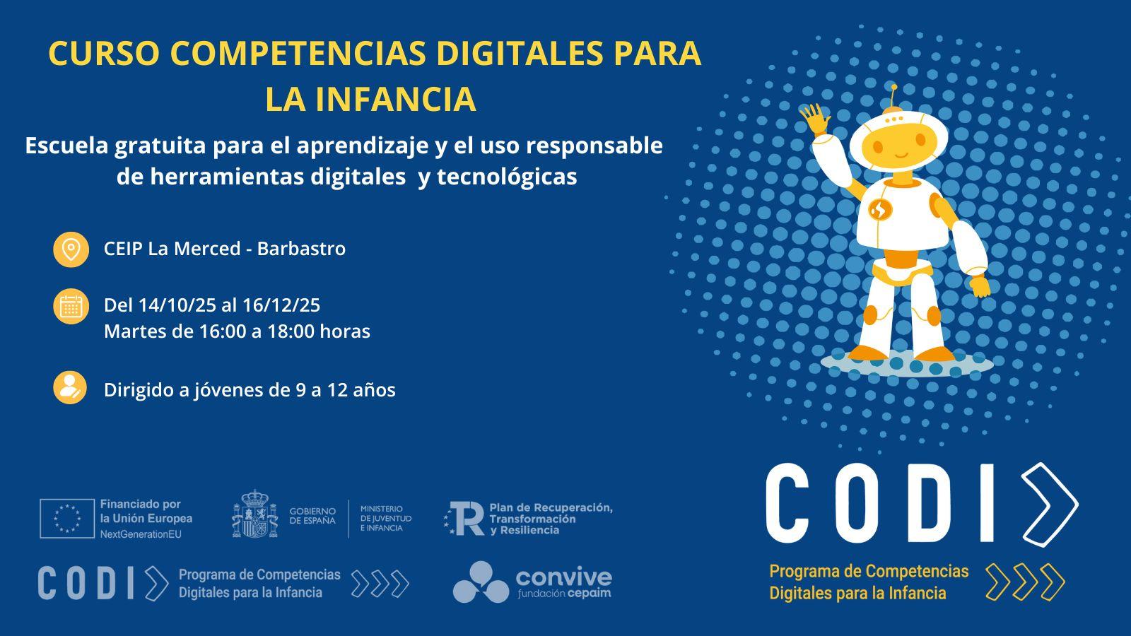 Competencias Digitales CODI - CEIP La Merced | CONVIVE Fundación Cepaim